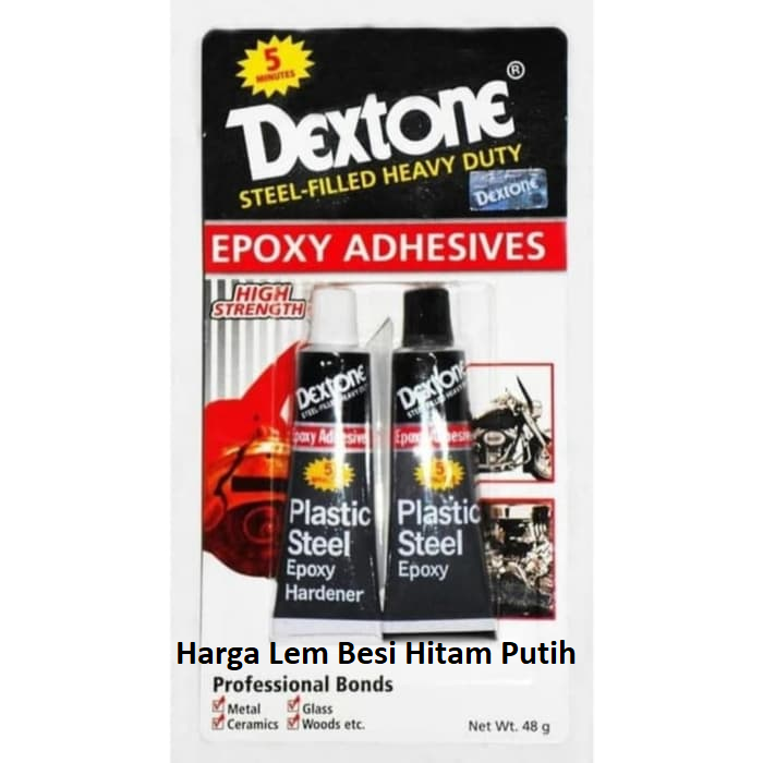 Harga Lem Besi Hitam Putih - Raja Lem Indonesia | Raja Lem Indonesia